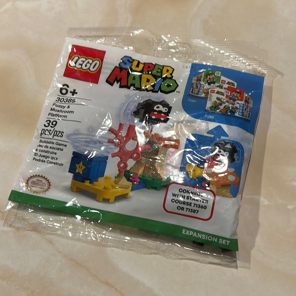 Lego | Toys | Nib Super Mario Fuzzy Mushroom Platform Lego Pieces ...